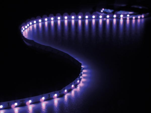 Velleman - Roll of Self-Adhesive ultraviolet LED Strip with Power ...