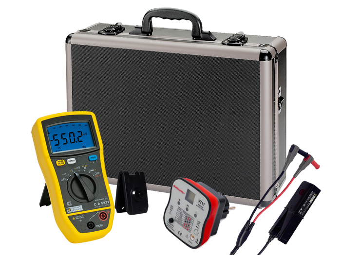 Chauvin Arnoux - Pack Multímetro: Pack Promocional C.A 5231 + Pinza MINI03 + VT11 + Maleta ...
