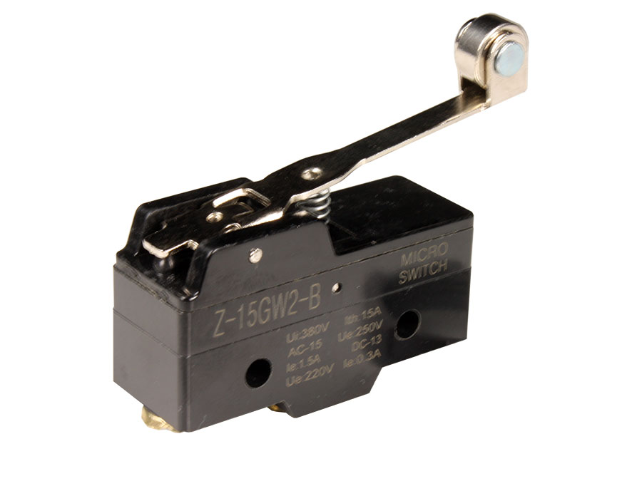 Final de carrera (micro switch) grande con roldana - Z-15GW2-B
