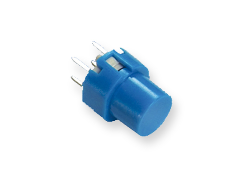 1NO Printed Circuit Board Push Button Switch - Blue - P420AZ