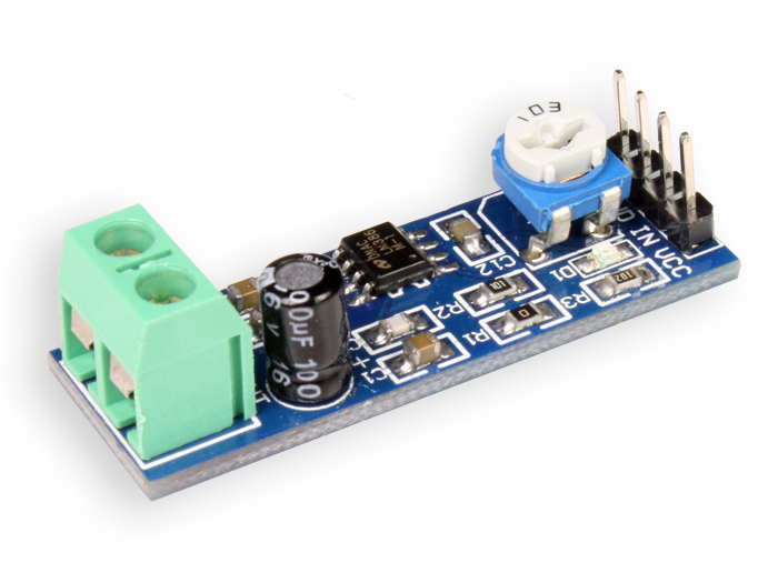 LM386 Module 200 Times Gain Audio Amplifier Module For Arduino ...