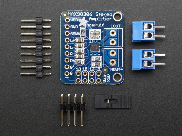 Adafruit - Módulo Amplificador Estéreo Clase D 3,7 W - MAX98306