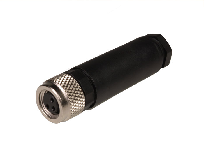 Conector Circular M8 Hembra Recta 3 Polos - B5133-0