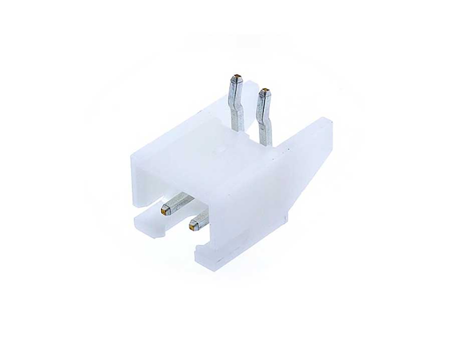 JST Serie XH - 2.5 mm Right Angle Mount Male Header Connector - 2 Pins - S2B-XH-A(LF)(SN)
