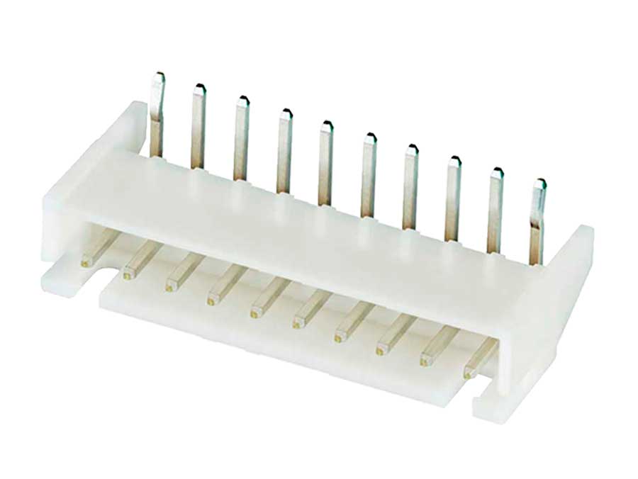 JST Serie XH - Conector Poste 2,5 mm Macho Acodado - 10 Contactos - S10B-XH-A(LF)(SN)