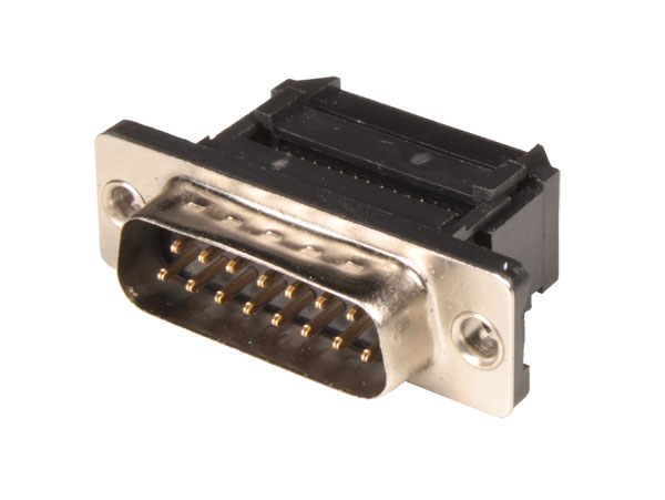 Conector sub-D Macho para Crimpar - 15 Contactos - Cable Plano