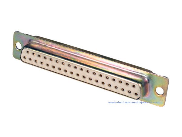 Conector sub-D Hembra - 37 Contactos Soldables