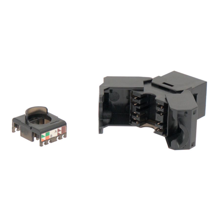RJ45 Female Cat6 Connector for Panel Mount and Tool-Free Termination ...