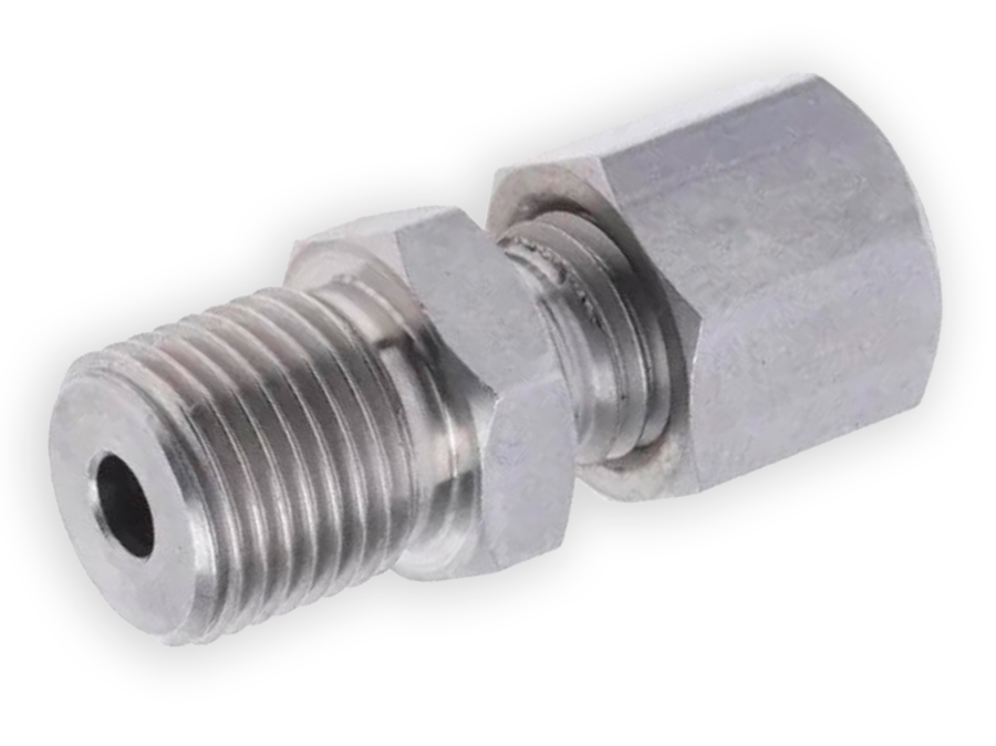 Racord Deslizante de Compresión Termopar Ac.Inox. 316L 1/8” x 1/8” (3,2 ...