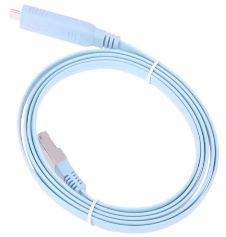 Cable de consola RJ45 8P8C a USB-C 3.1 (RS232) con Chip FTDI - 1.8 m