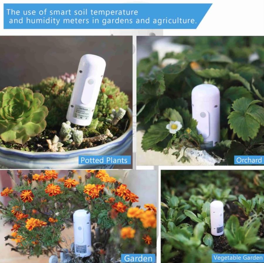 Tuya ZigBee Smart Soil Monitor 5 Pcs + Wi-Fi Hub