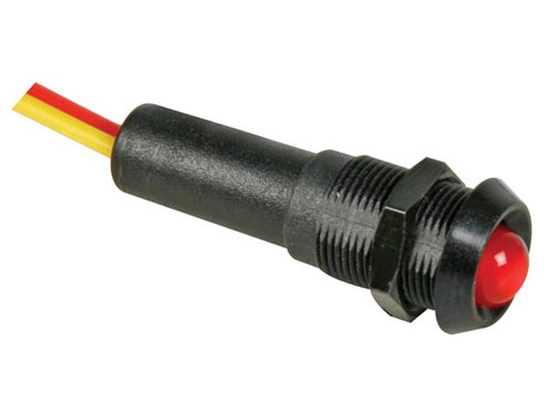 Piloto LED 8 mm 12 V Rojo