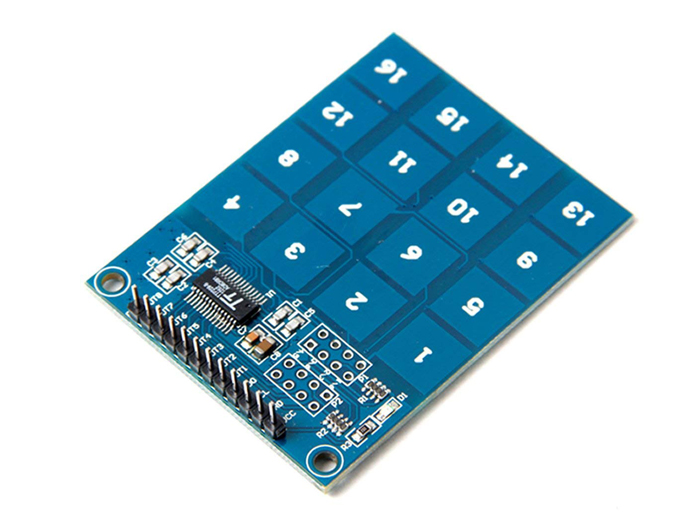 Teclado 16 Teclas Táctil Capacitivo - TTP229