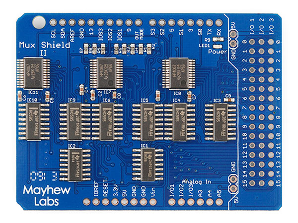 Arduino Mux Shield Ii Sparkfun Multiplexor Dev 09832 Dev 09832