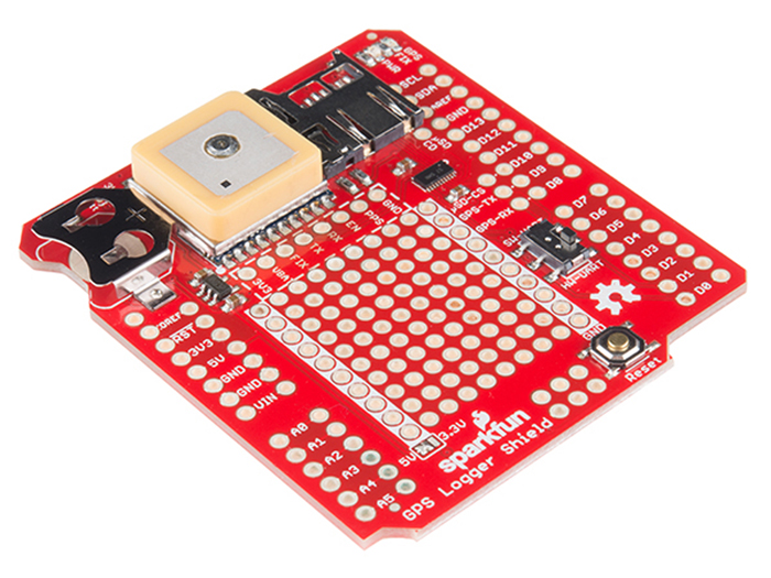 Sparkfun Arduino Gps Logger Shield Sparkfun Board Gps 10710 1245