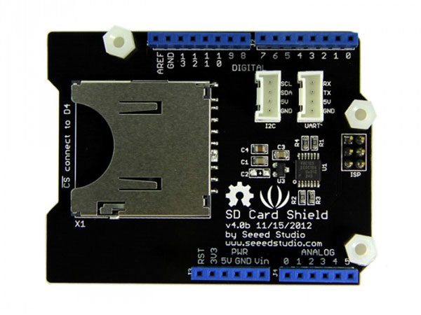 Seeed Studio SD Card Shield V4 - SD Card Arduino Shield - 103030005