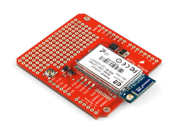 Sparkfun Arduino Wifly Shield Board Wrl 09954
