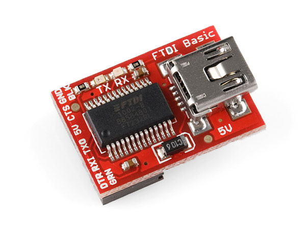 Sparkfun FTDI Basic Breakout - 5V - Adaptador USB a SERIE FTDI - FTDI Basic Sparkfun - DEV-09716