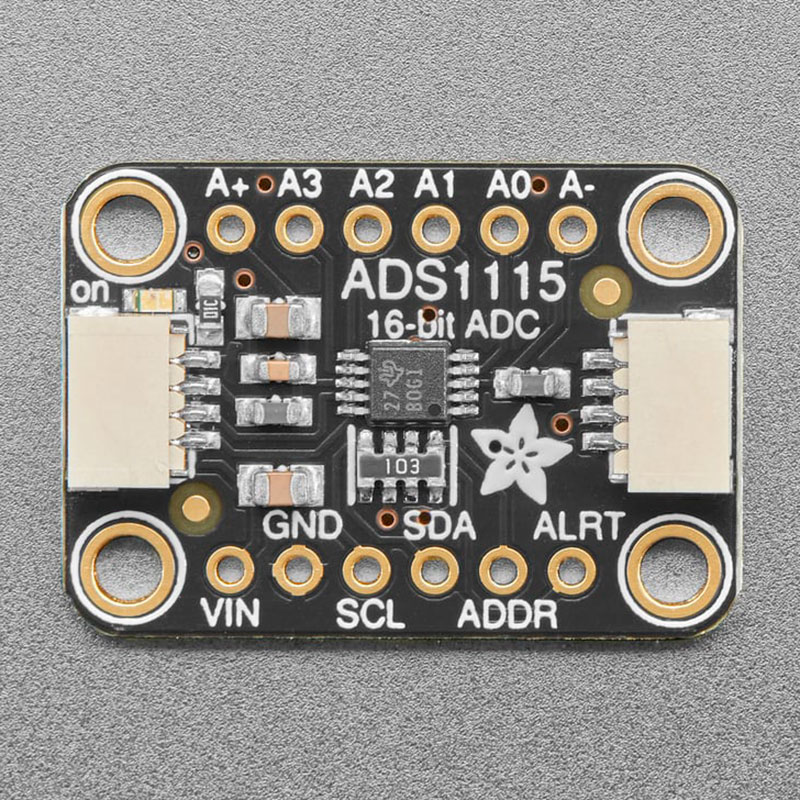 Adafruit ADS1115 16-Bit ADC - ADC - 4 canales con PGA - STEMMA QT / Qwiic - 1085
