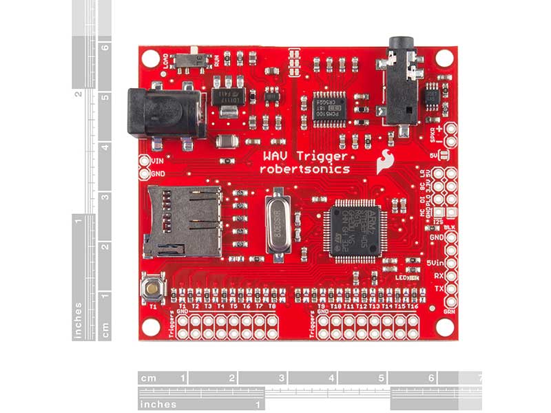 Sparkfun Wav Trigger Reproductor De Audio Mediante Ficheros Wav Wig 13660 