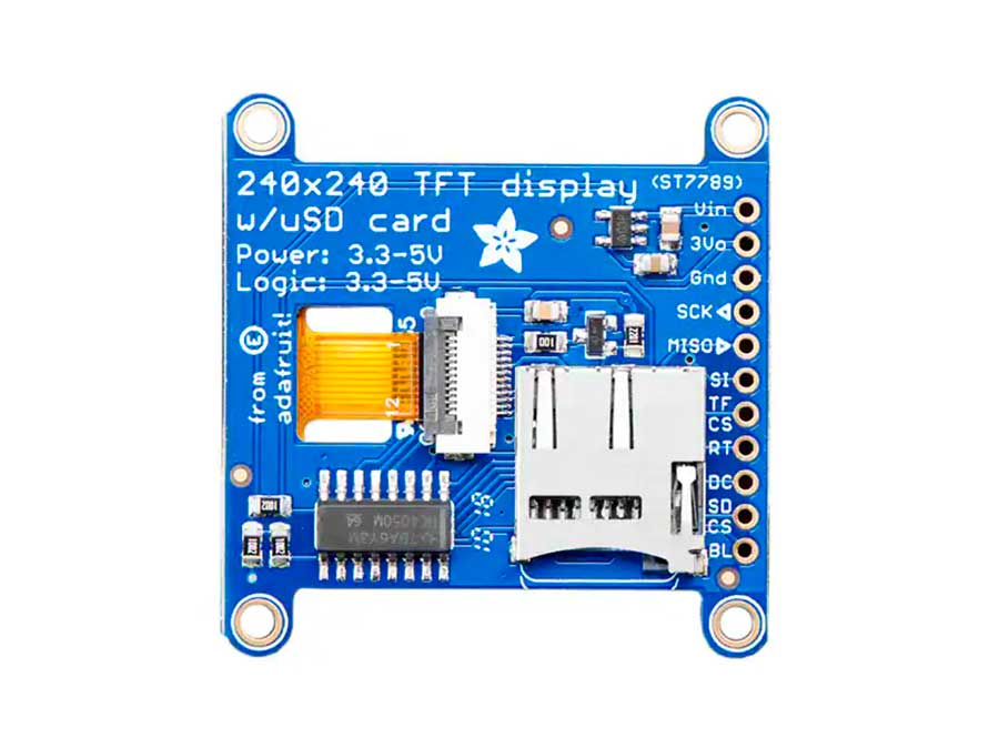 Adafruit 1.54" 240x240 Wide Angle TFT - ST7789 - Module TFT ...