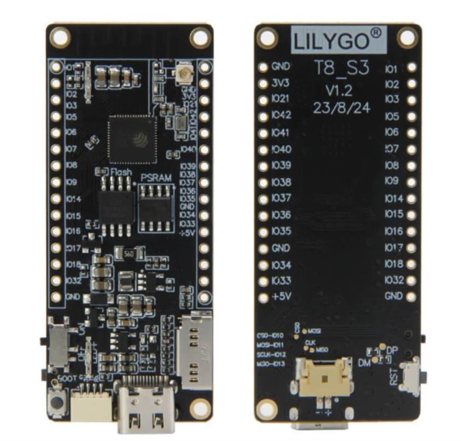 Lilygo T8 S3 [H669] - Entorno de desarrollo ESP32 WiFi y Bluethooth