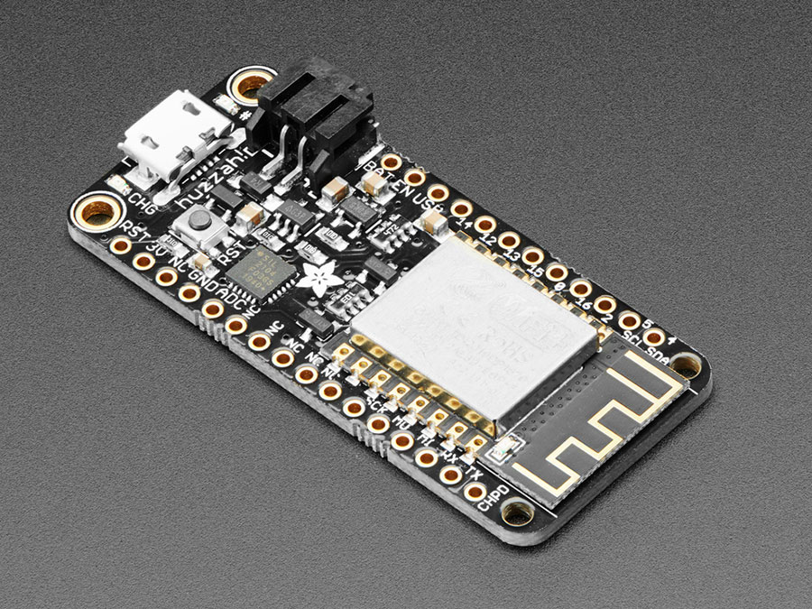 Adafruit Feather Huzzah With Esp8266 Loose Headers 2821