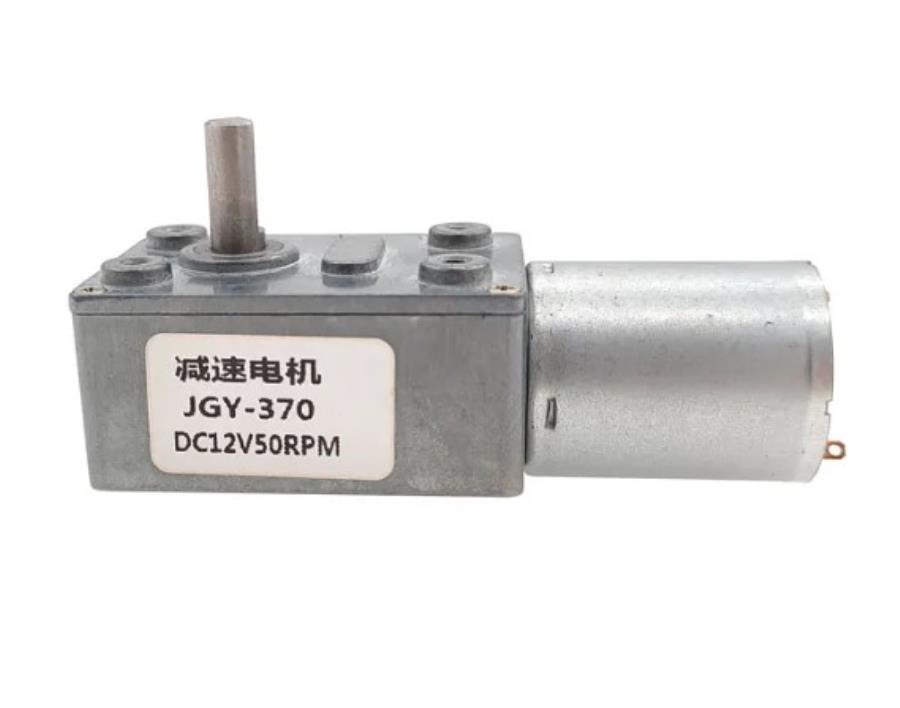 JGY-370 - Motor con Reductor y Engranaje Helicoidal - 12 V - 10 RPM