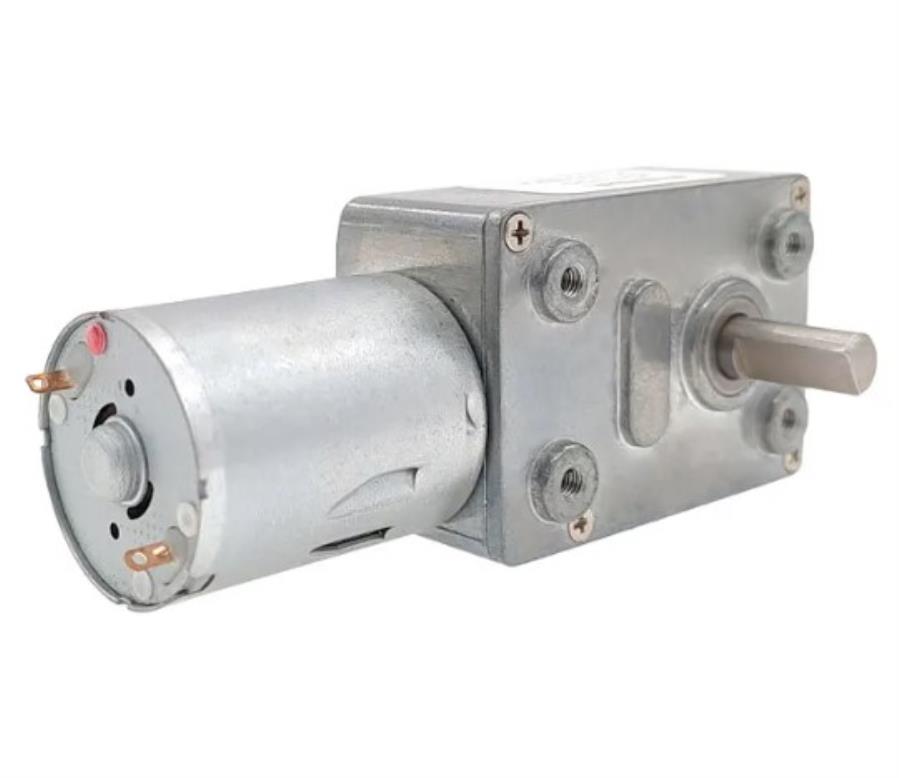 JGY-370 - Motor con Reductor y Engranaje Helicoidal - 12 V - 10 RPM