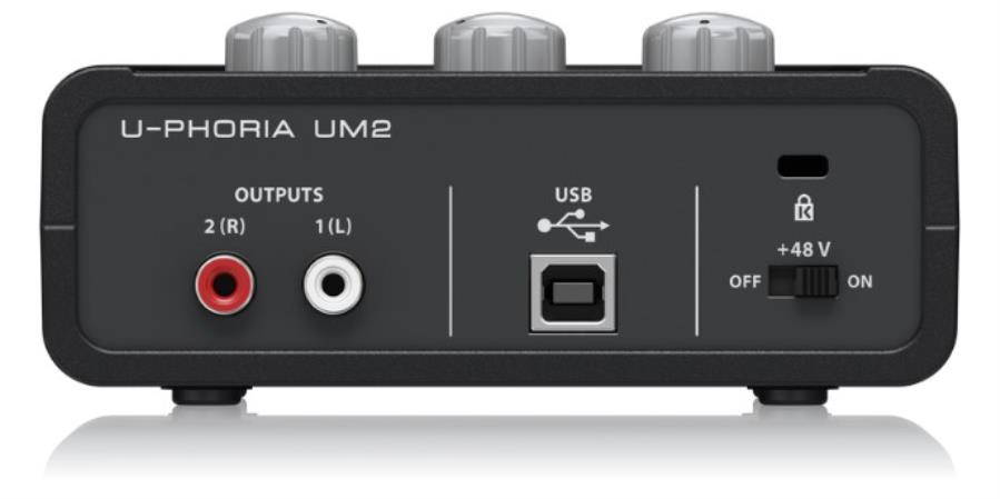 Behringer UM2 U-Phoria - Interface Audio USB avec Préamplis XENYX ...