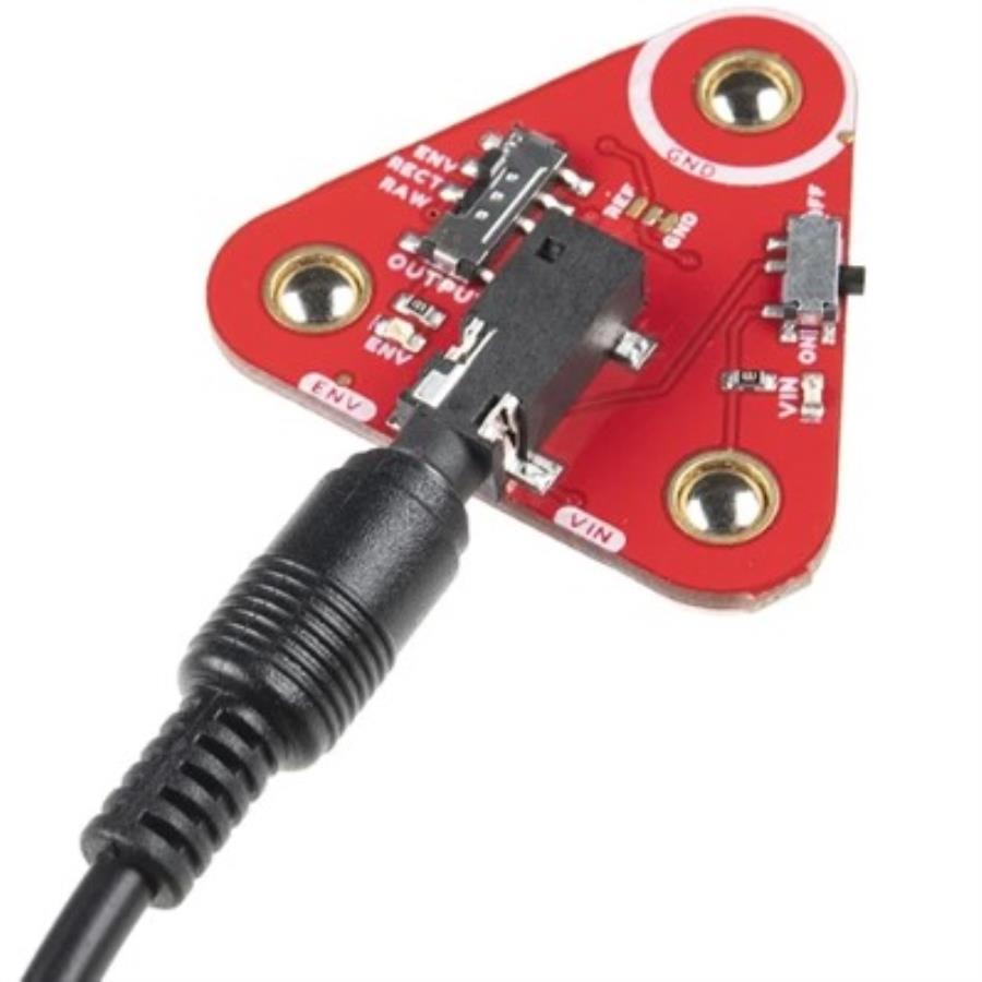 Sparkfun MyoWare 2.0 Link Shield - Connecting MyoWare® 2.0 sensor to Arduino via TRS to TRS ...