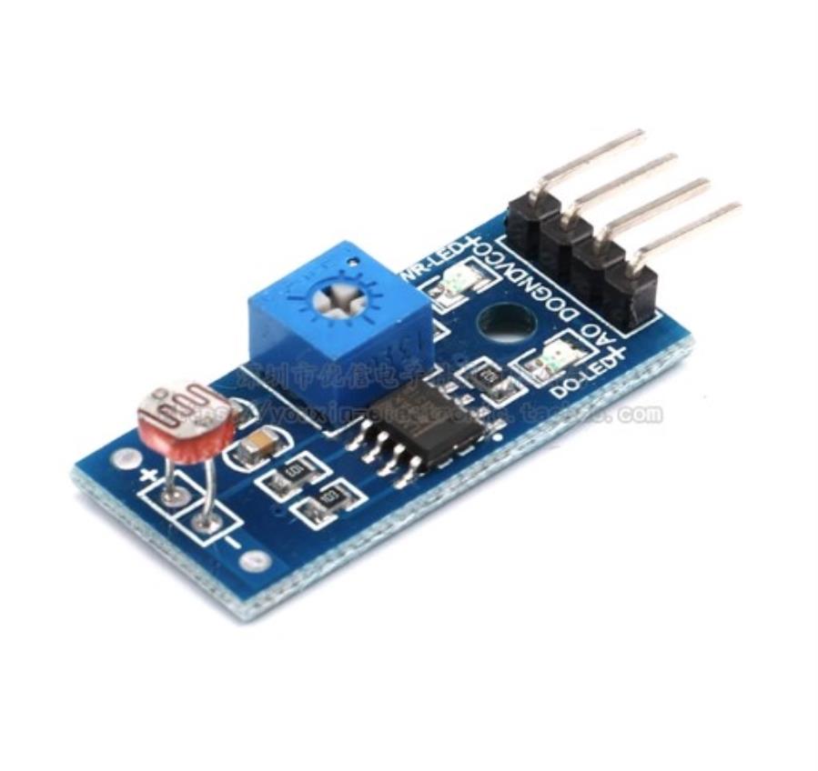 Sensor De Luminosidad Con Ldr Y Lm393 4 Pines