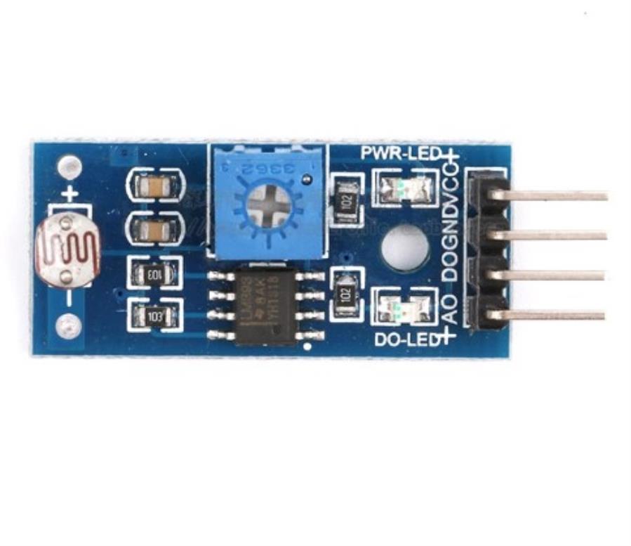 Sensor De Luminosidad Con Ldr Y Lm393 4 Pines