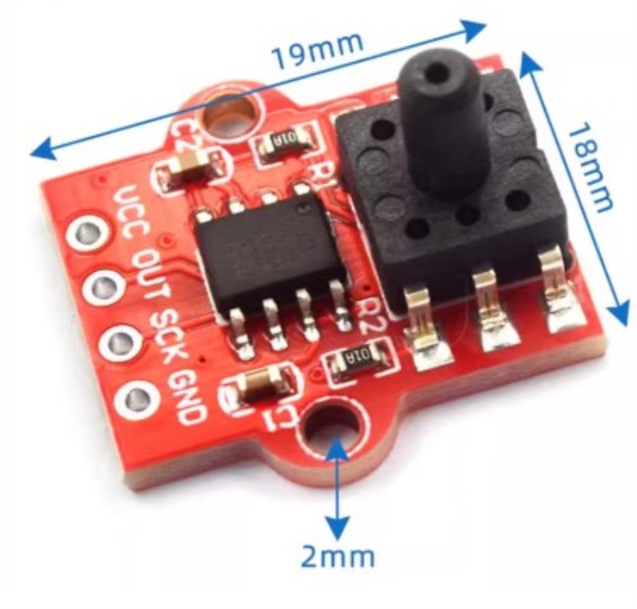 Sensor de presión con PCB - 0-40 KPa - MPS20N0040D-D