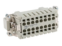 Harting Han 16 ES-M insert - Conector HAN 16B Macho - 16 Contactos - HARTING ES-STI - 09330162616