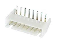 JST Serie XH - Conector Poste 2,5 mm Macho Recto - 8 Contactos - B8B-XH-A(LF)(SN)