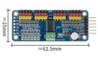 Controlador Servo PWM de 16 Canales - 12 Bits - Interface I2C
